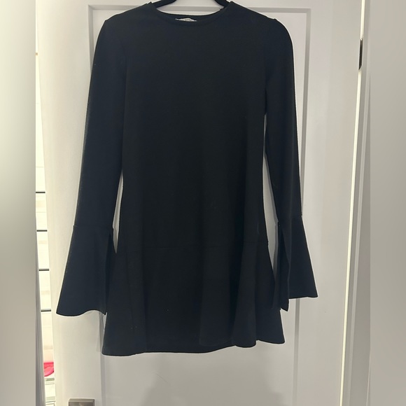 Zara | Dresses | Zara Bell Sleeve Midi Shift Dress | Poshmark